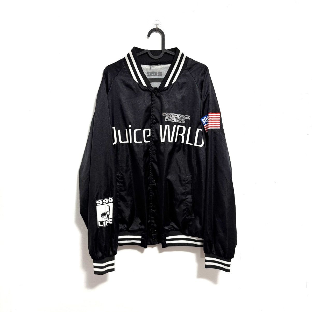 999 Club (RARE) Juice Wrld Limited Edition DRFL Varsity Jacket 999 ...