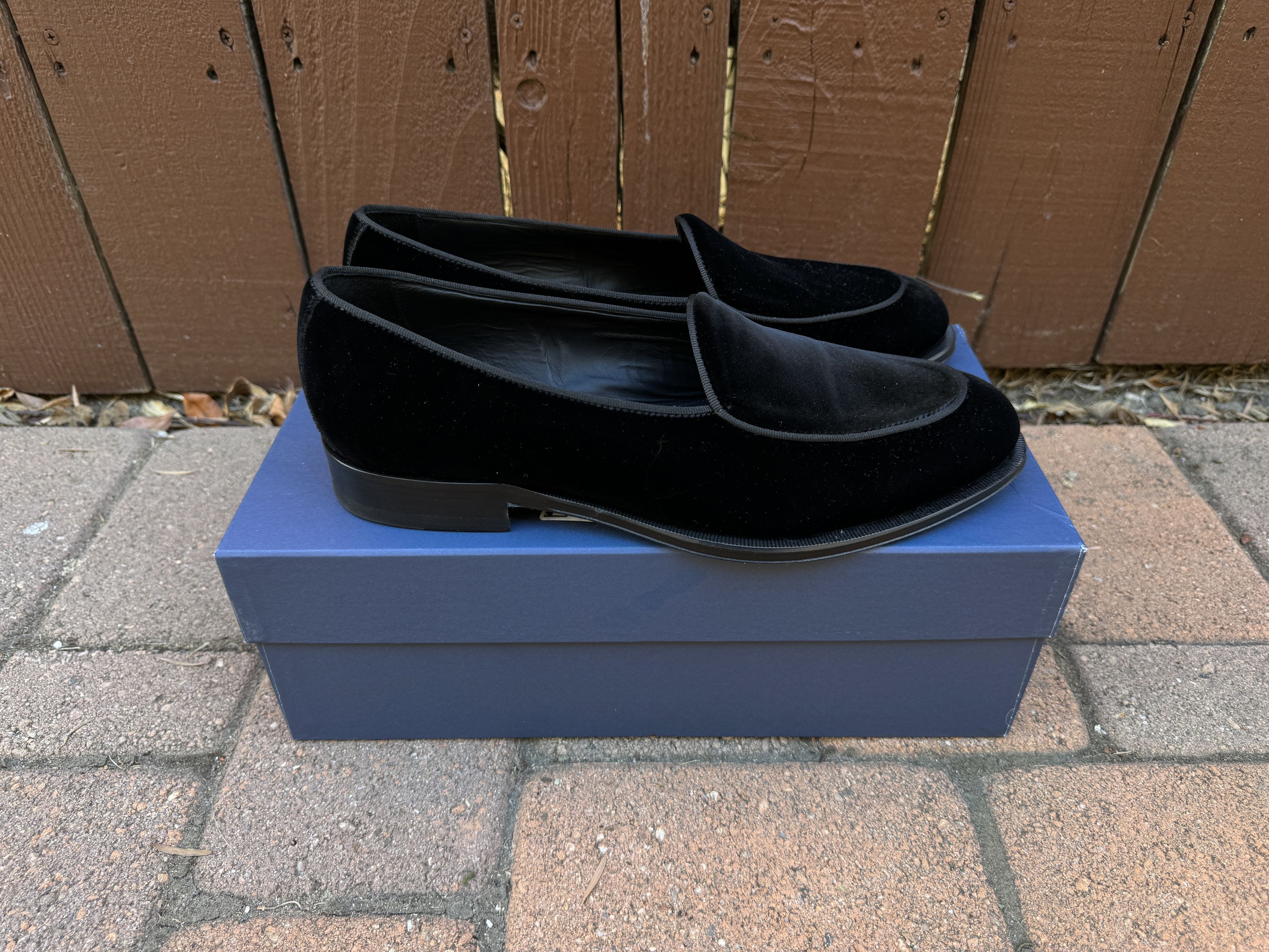 Suitsupply Suitsupply Black Velvet Tuxedo Loafers | Grailed