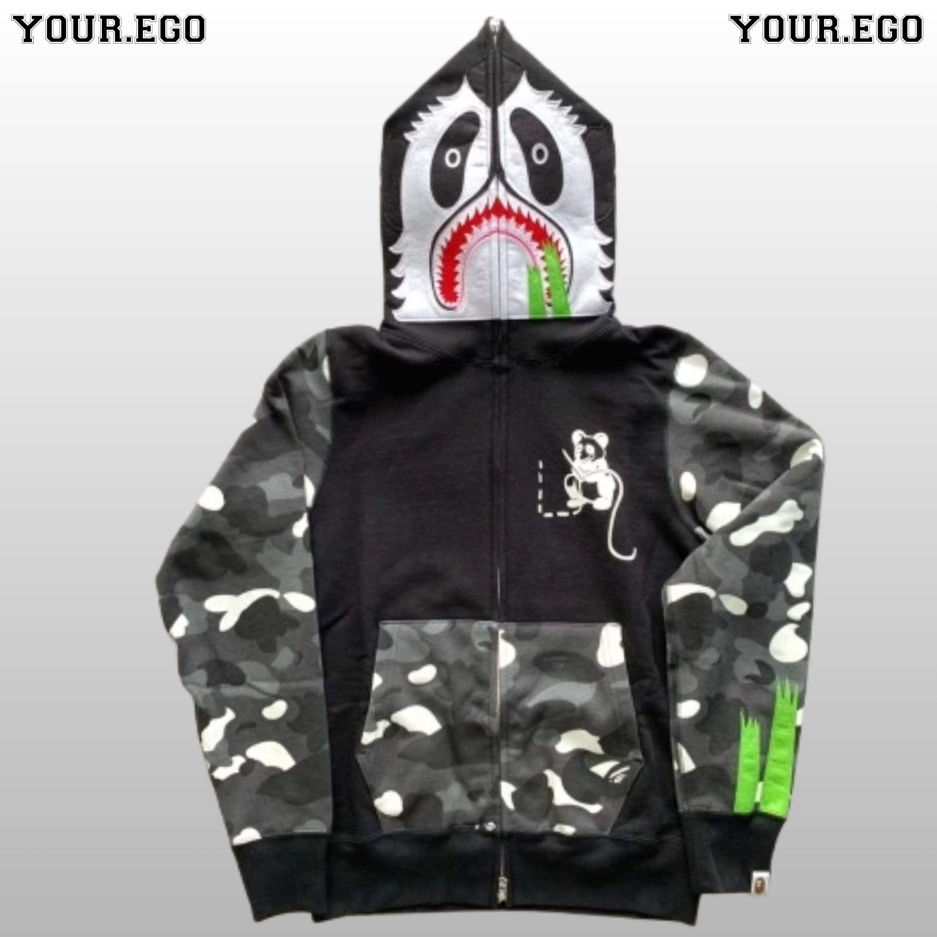 Bape Bape City Camo Panda Full Zip Hoodie FW18 | Grailed