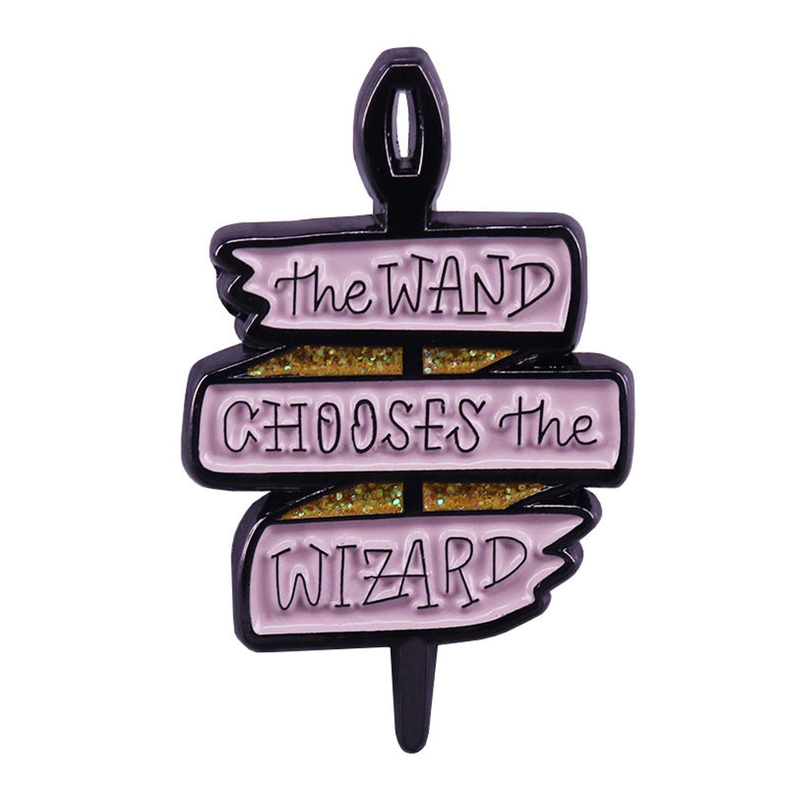 Pins Harry Potter The Wand Chooses The Wizard Enamel Pins 85 | Grailed