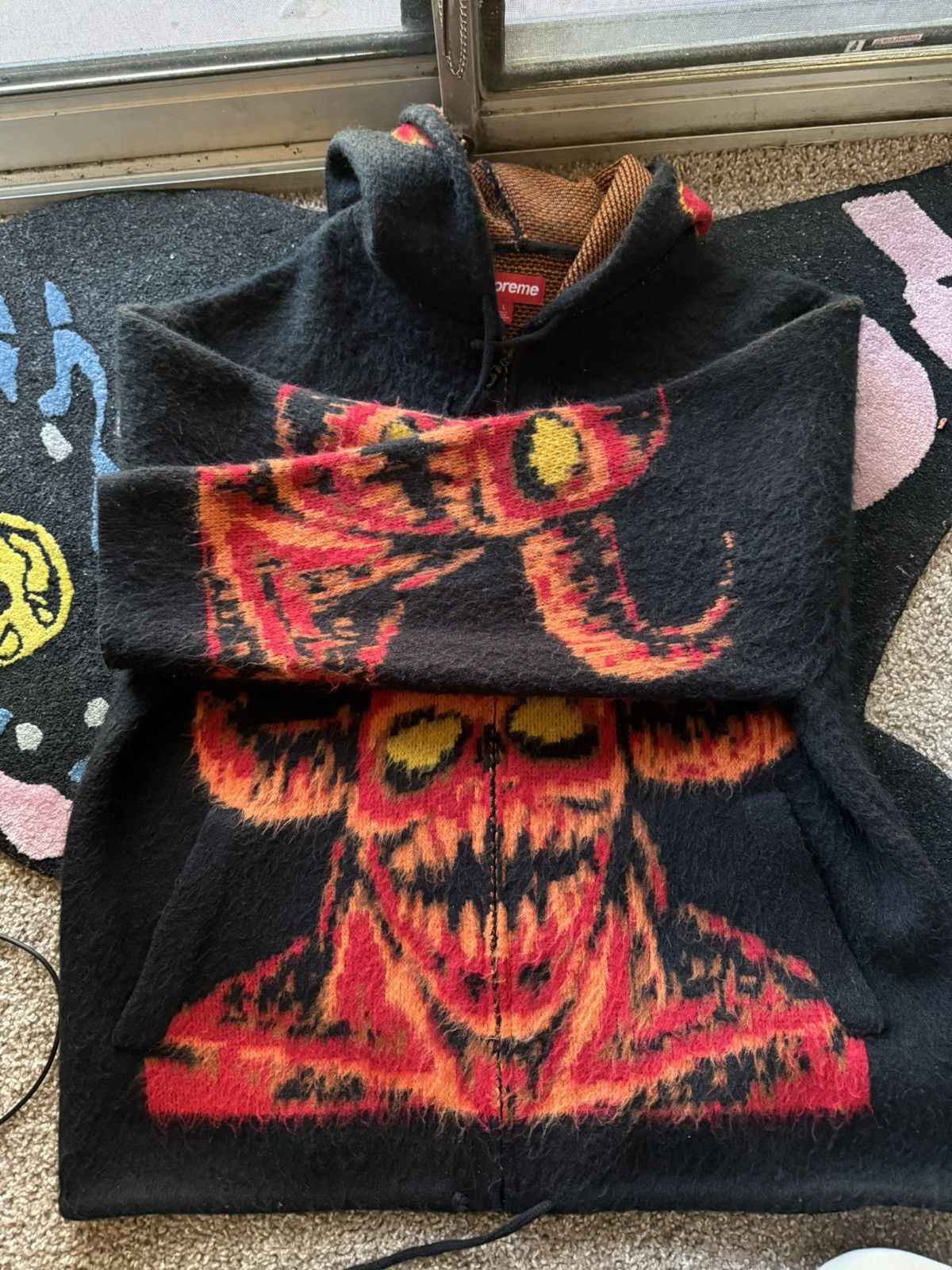 Supreme × Toy Machine Supreme Toy Machine Zip Up Hooded Sweater | Grailed