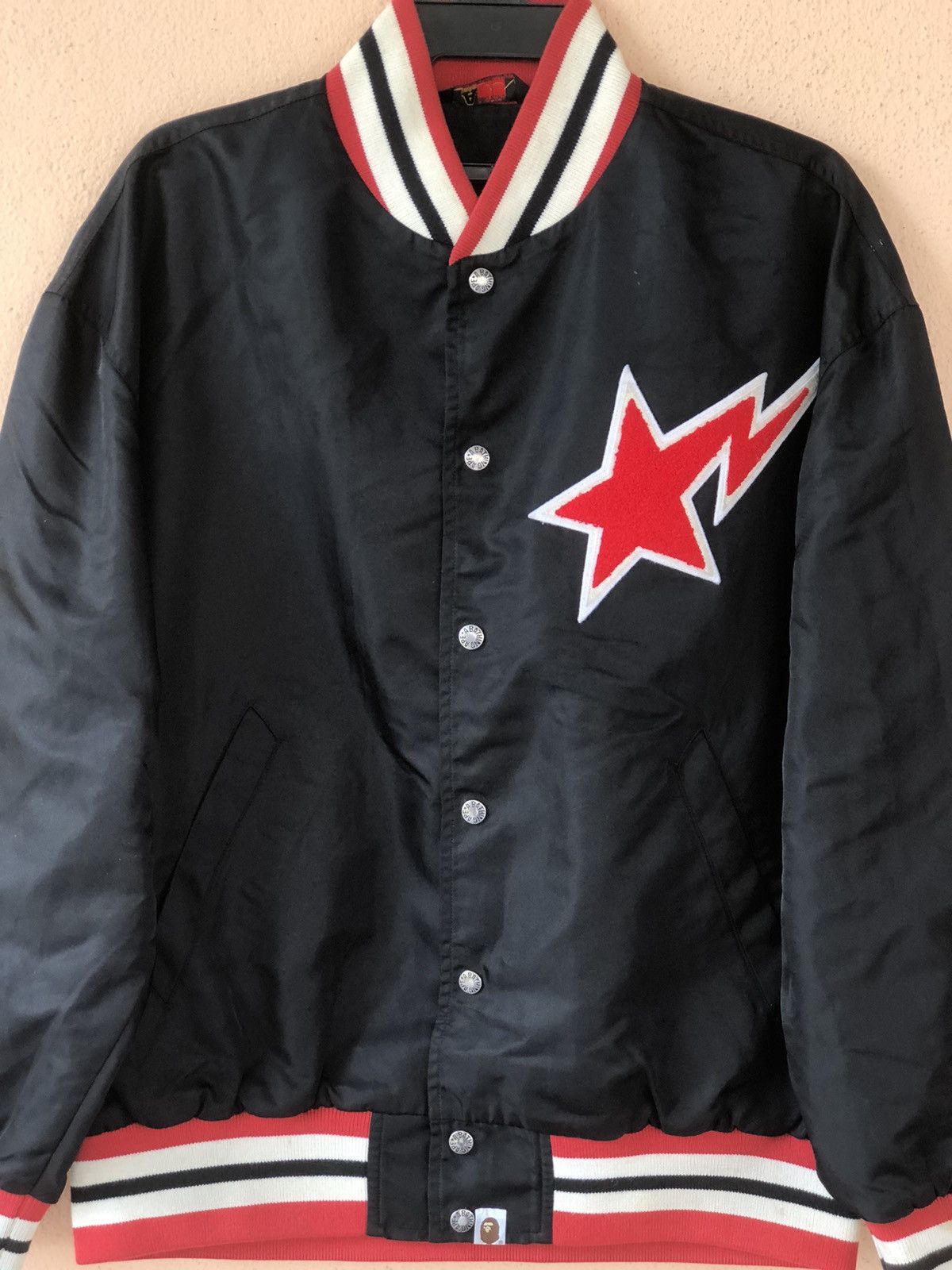 Bape Bapesta Varsity Jacket | Grailed