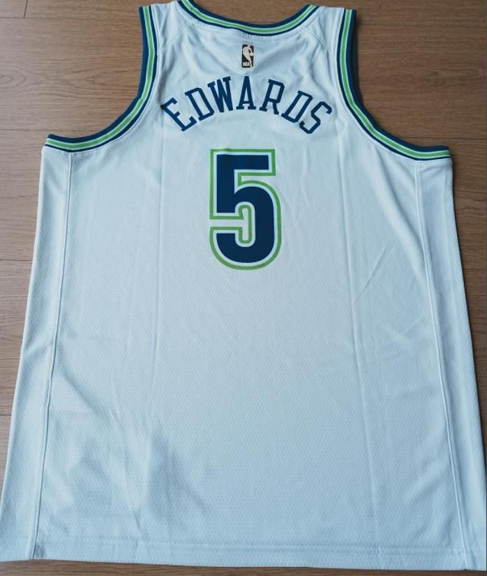 Vintage Minnesota Timberwolves #5 Anthony Edwards Jersey | Grailed