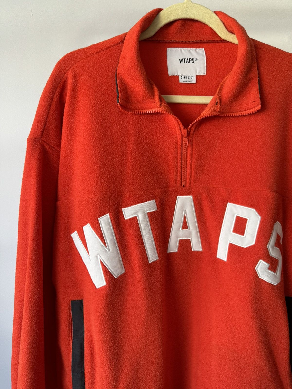 Wtaps Wtaps Fleece Player Big Logo Boxy Sweater Japan | Grailed