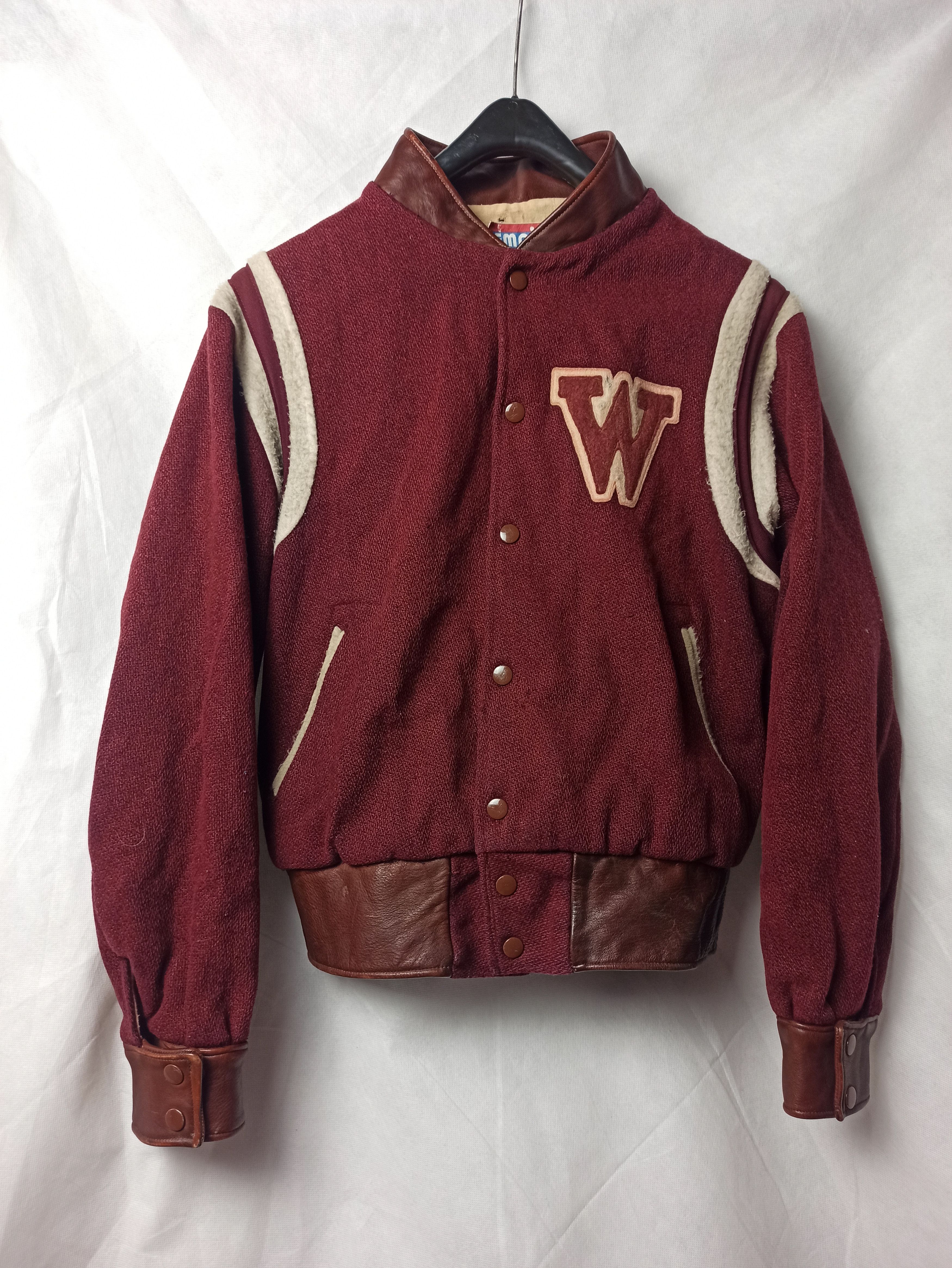 Retro Jacket × Varsity Jacket × Vintage RARE 50s Varsity Jacket ...