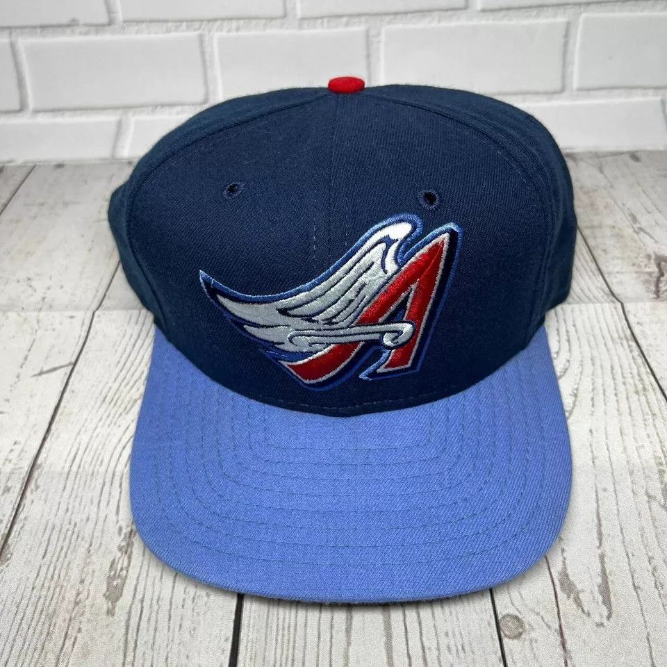 New Era Vintage Anaheim Angels Los Angeles MLB S/M Hat Snapback New ...