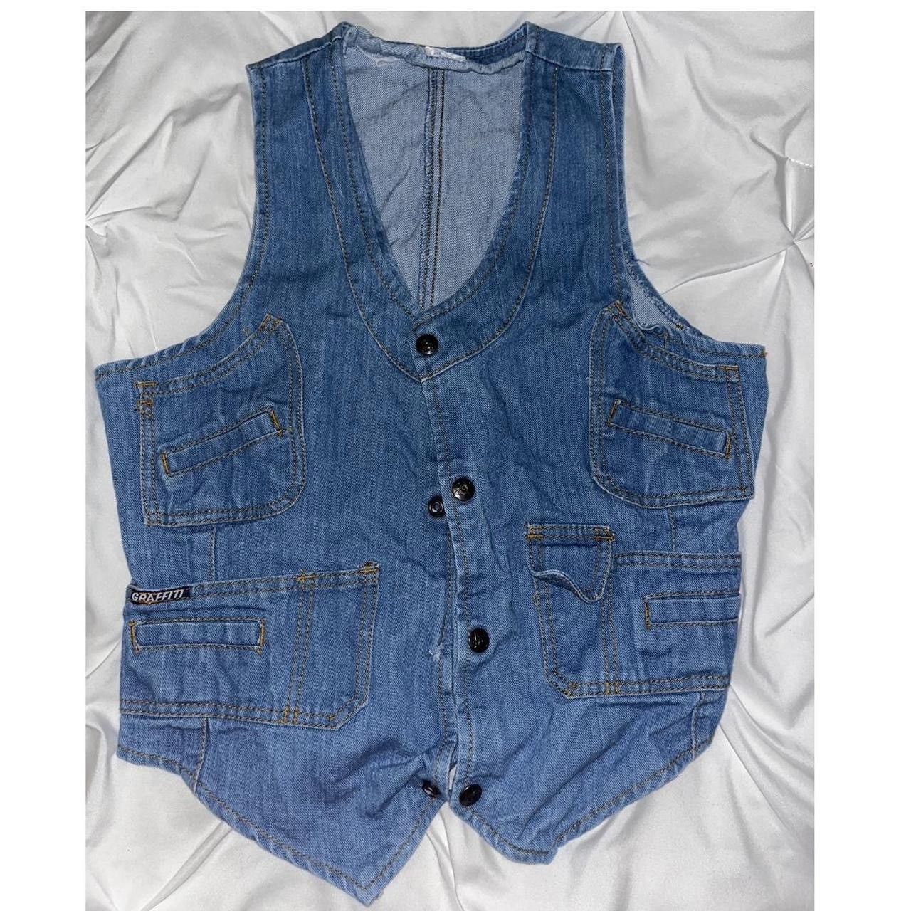 Other thrifted denim vest | Grailed