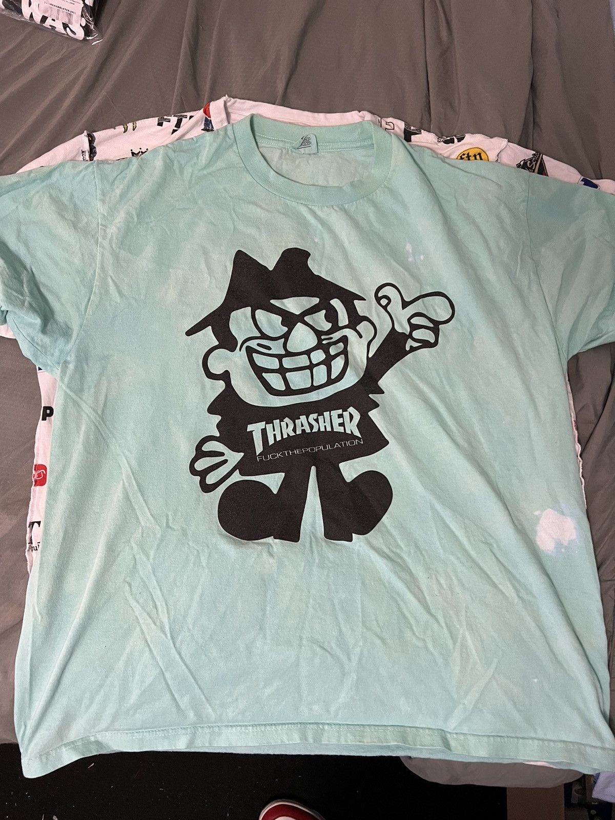Fuck The Population × Thrasher FTP Thrasher Boris Tee XXL | Grailed Fuck The Population × Thrasher FTP Thrasher Boris Tee XXL | Grailed
