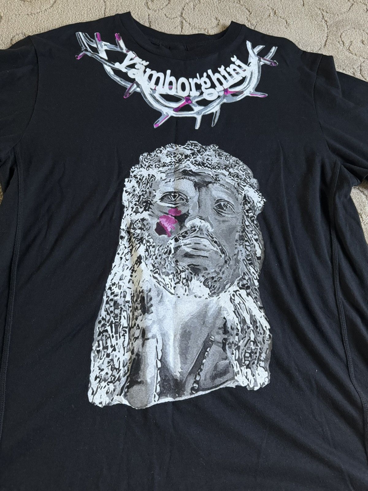 Vlone Vlone Yams Day Jesus piece shirt | Grailed