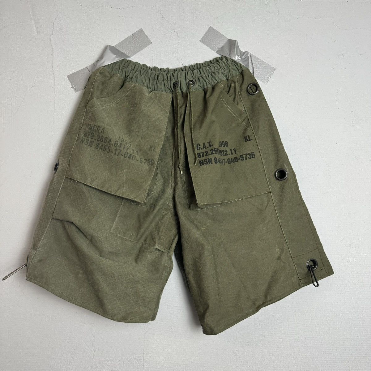 Streetwear × Vintage Camo military us army shorts rare custom oversized ...