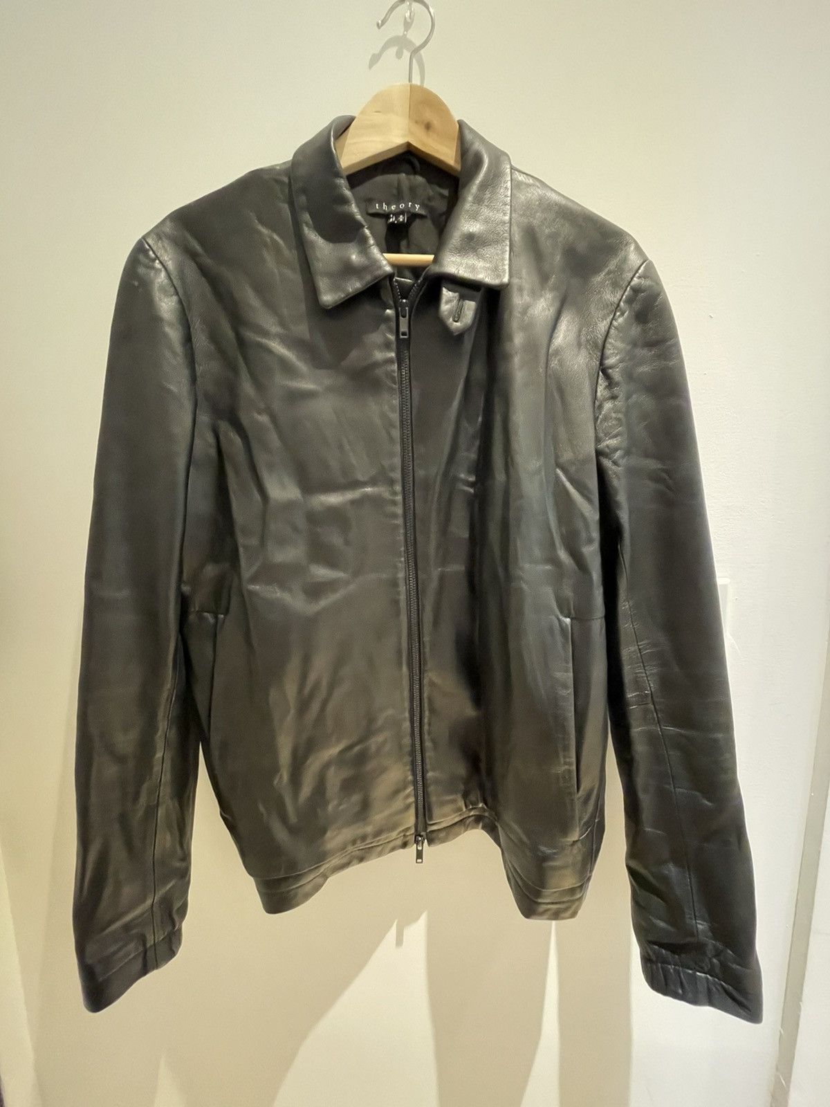 Theory Theory leather jacket | Grailed