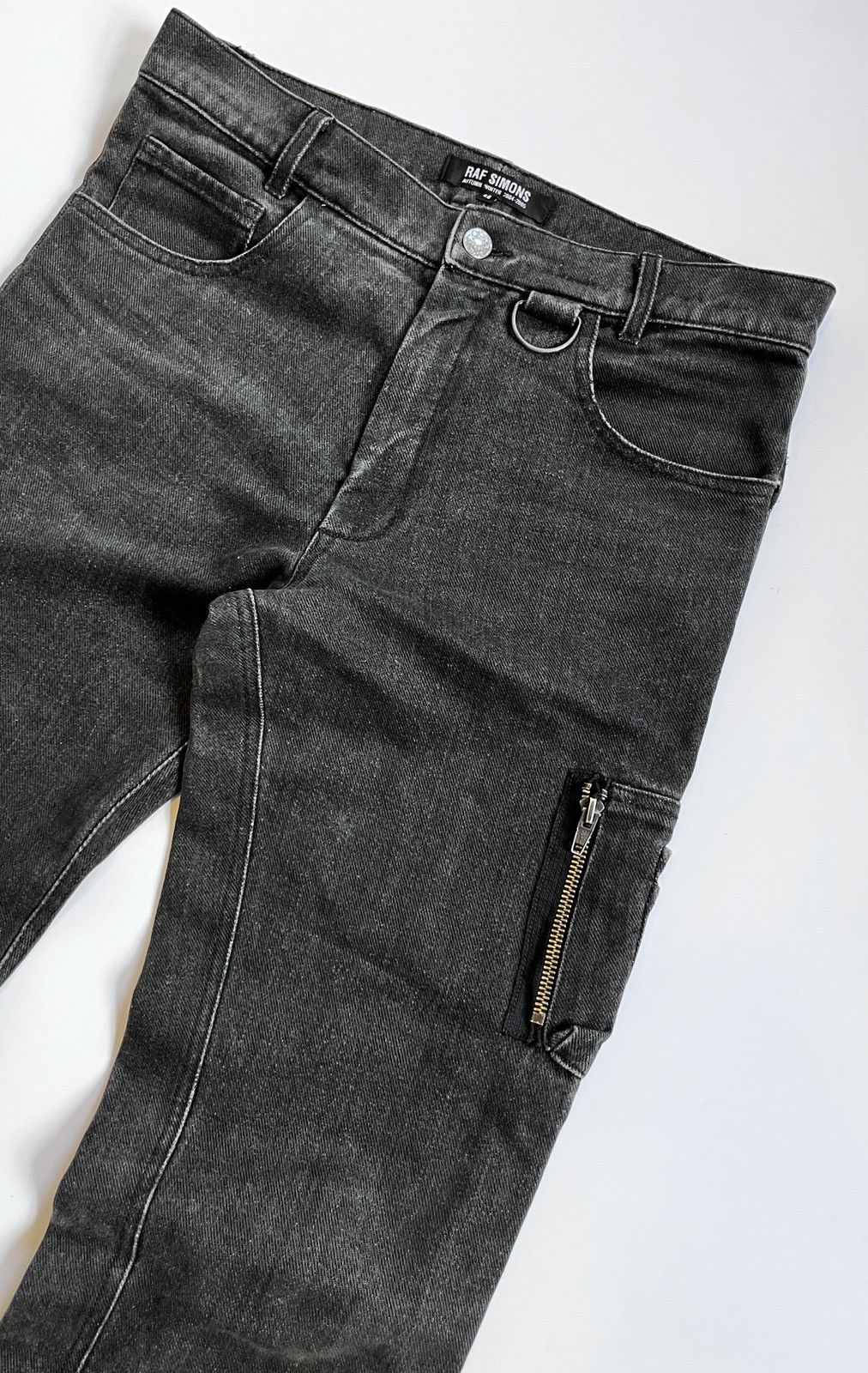 Raf Simons RAF Simons AW04 “Waves” MA-1 denim | Grailed