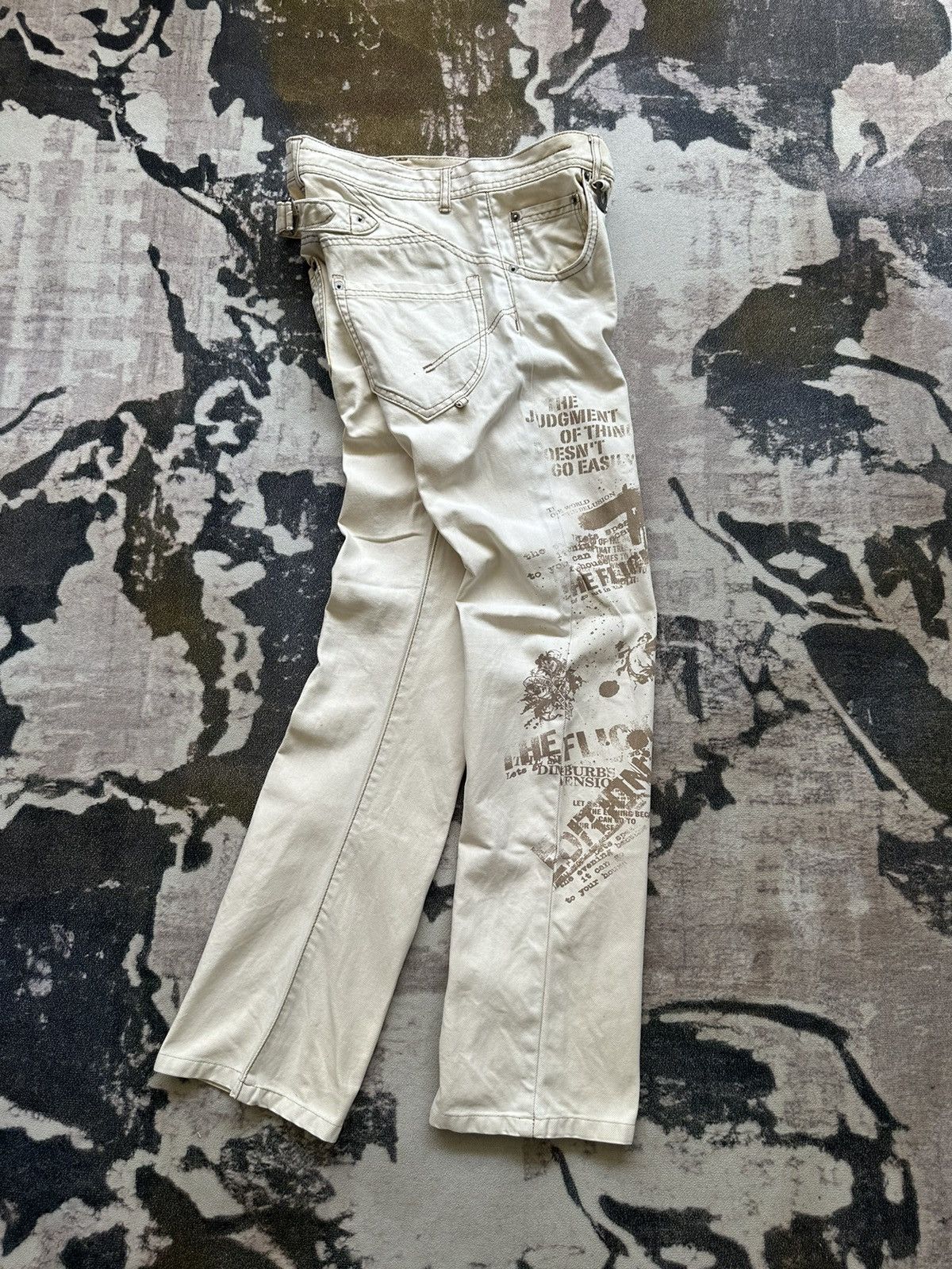 semanticdesign SS09 - Semantic Design Japan poem statement jeans | Grailed