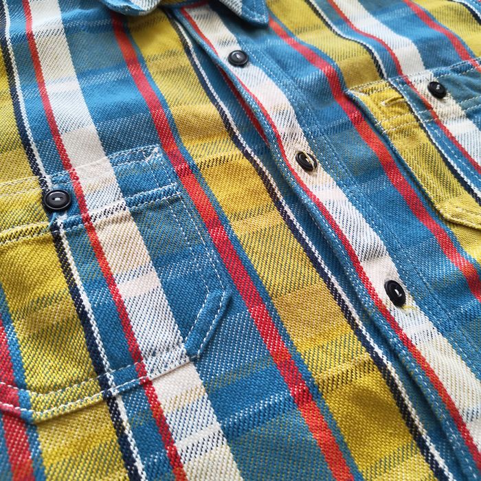 Gustin Monster Selvedge Plaid Flannel Long Sleeve Work Shirt | Grailed