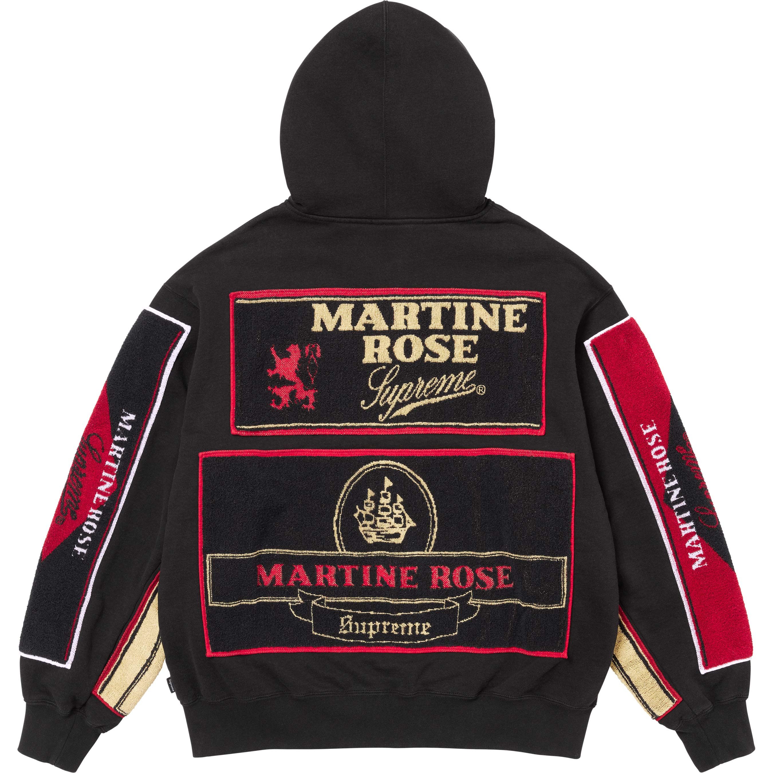 Supreme Martine Rose Towel Zip Up Hoodie | Grailed