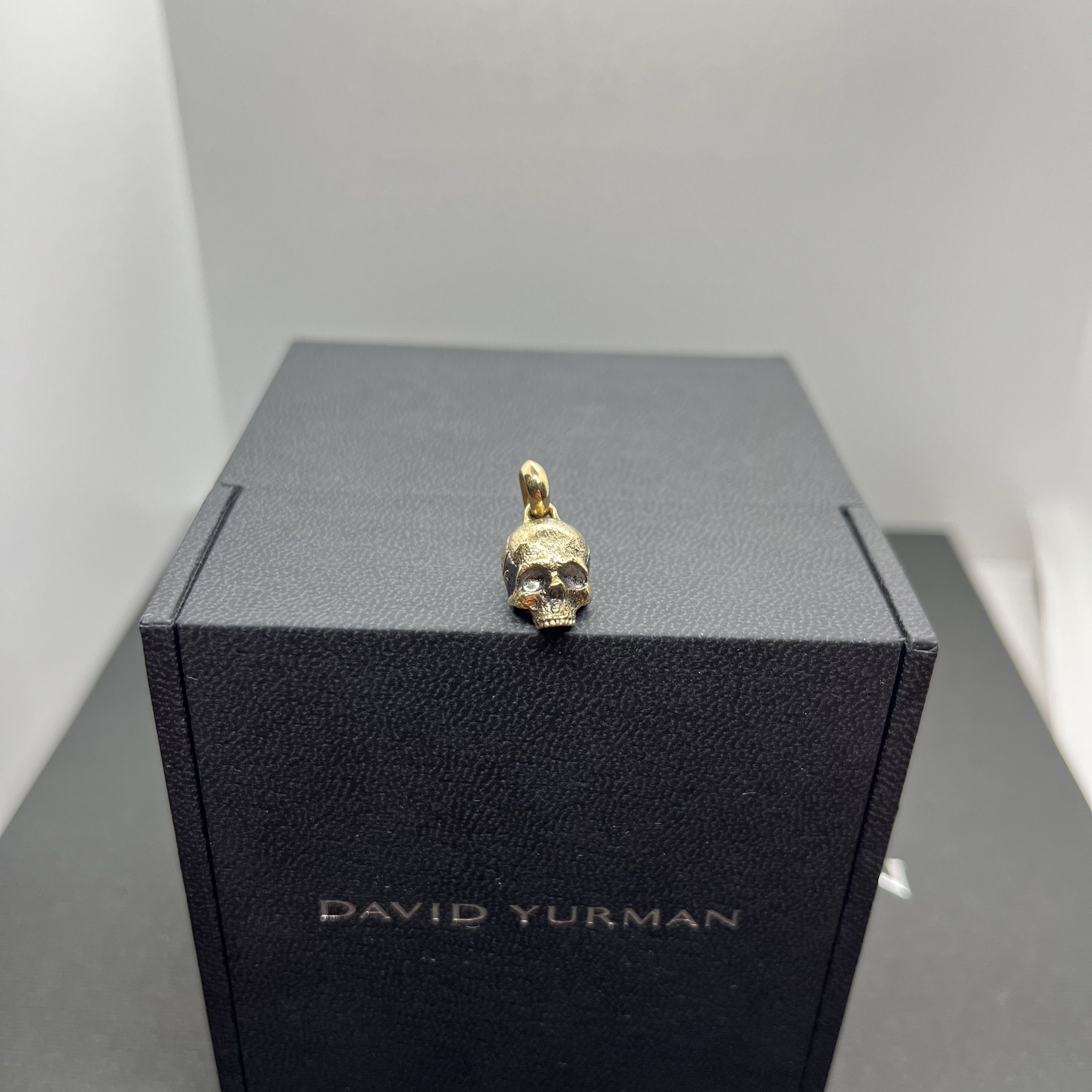 David Yurman David yurman gold skull amulet | Grailed