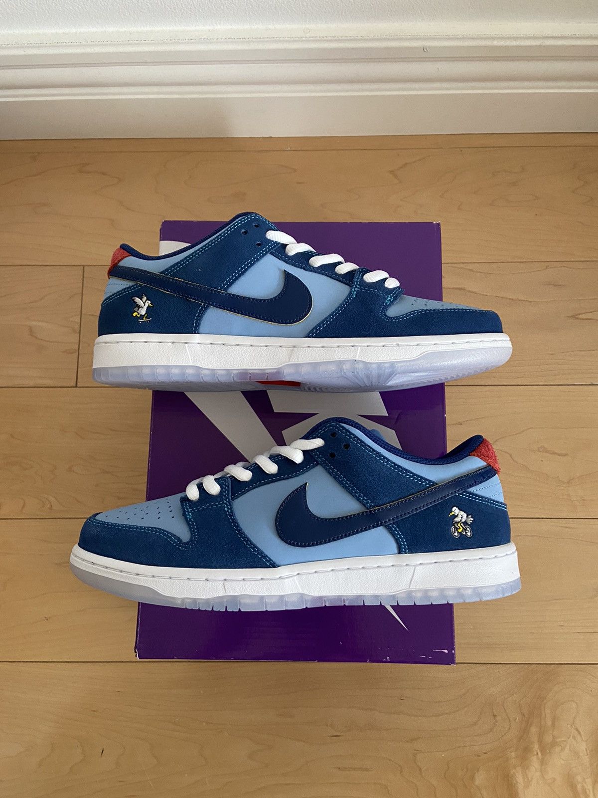 Nike DS Nike SB Dunk Low Pro Why So Sad Coastal Blue | Grailed