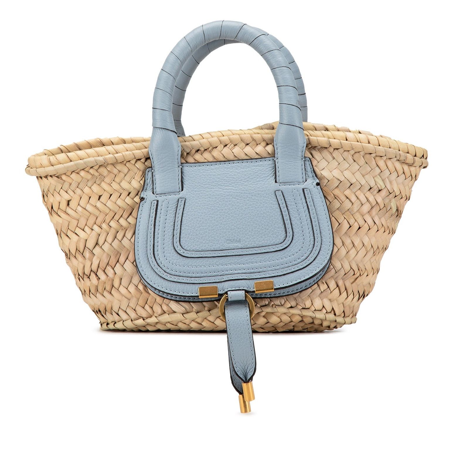 Chloe Chloé Mini Raffia Marcie Basket Bag (21714) | Grailed