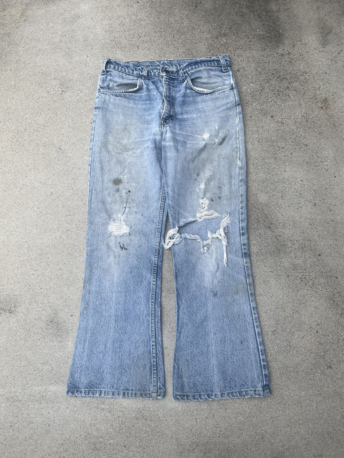 Vintage Vintage 70’s Levi’s 646 Bellbottom Flare Denim Jeans 32x28 | Grailed