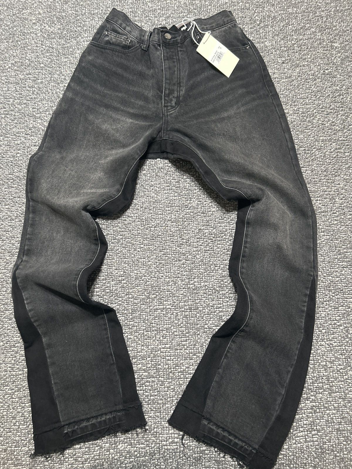 Gallery Dept. × MNML × Streetwear Super Clean Black MNML Flare Jeans | Grailed