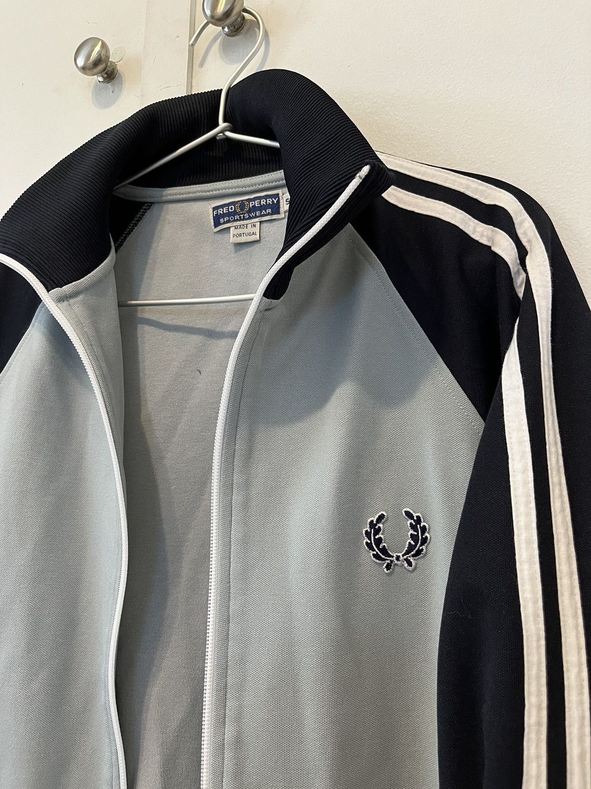 Fred Perry × Vintage FRED PERRY VINTAGE track jacket pique zip up | Grailed
