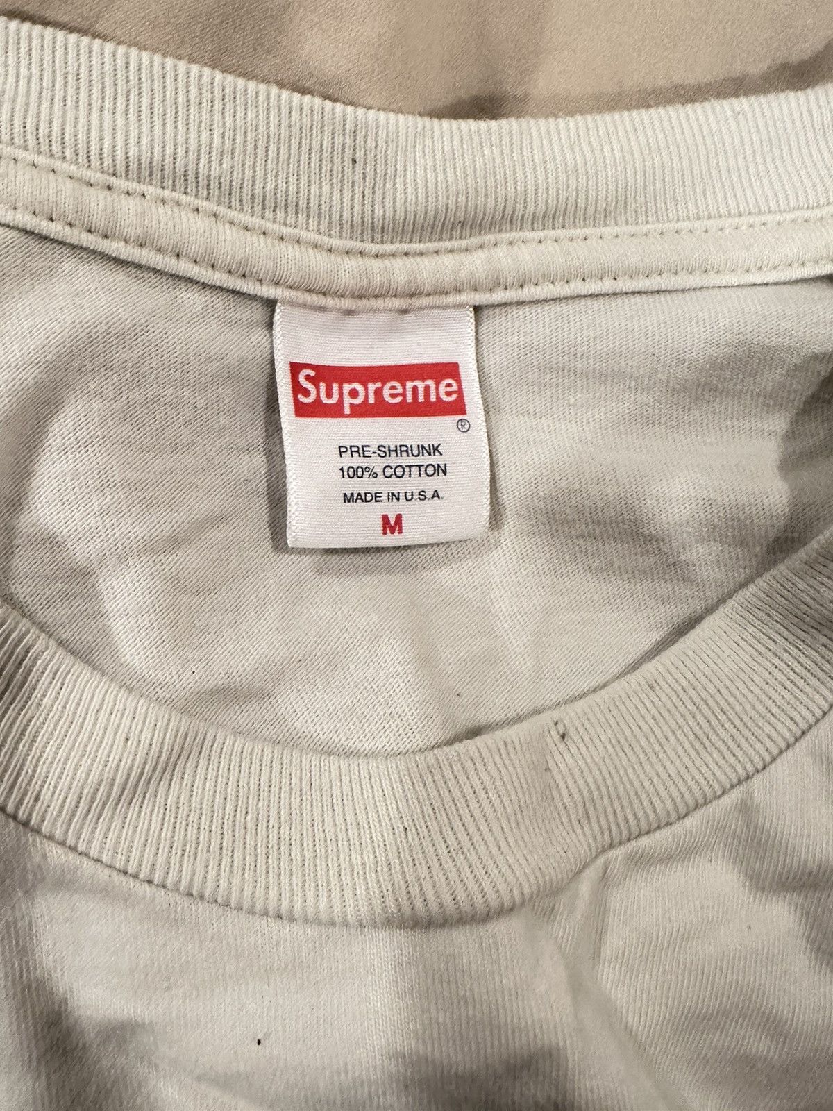 Supreme Supreme Model Tee Beige M Tom Ford Gucci 2022 | Grailed