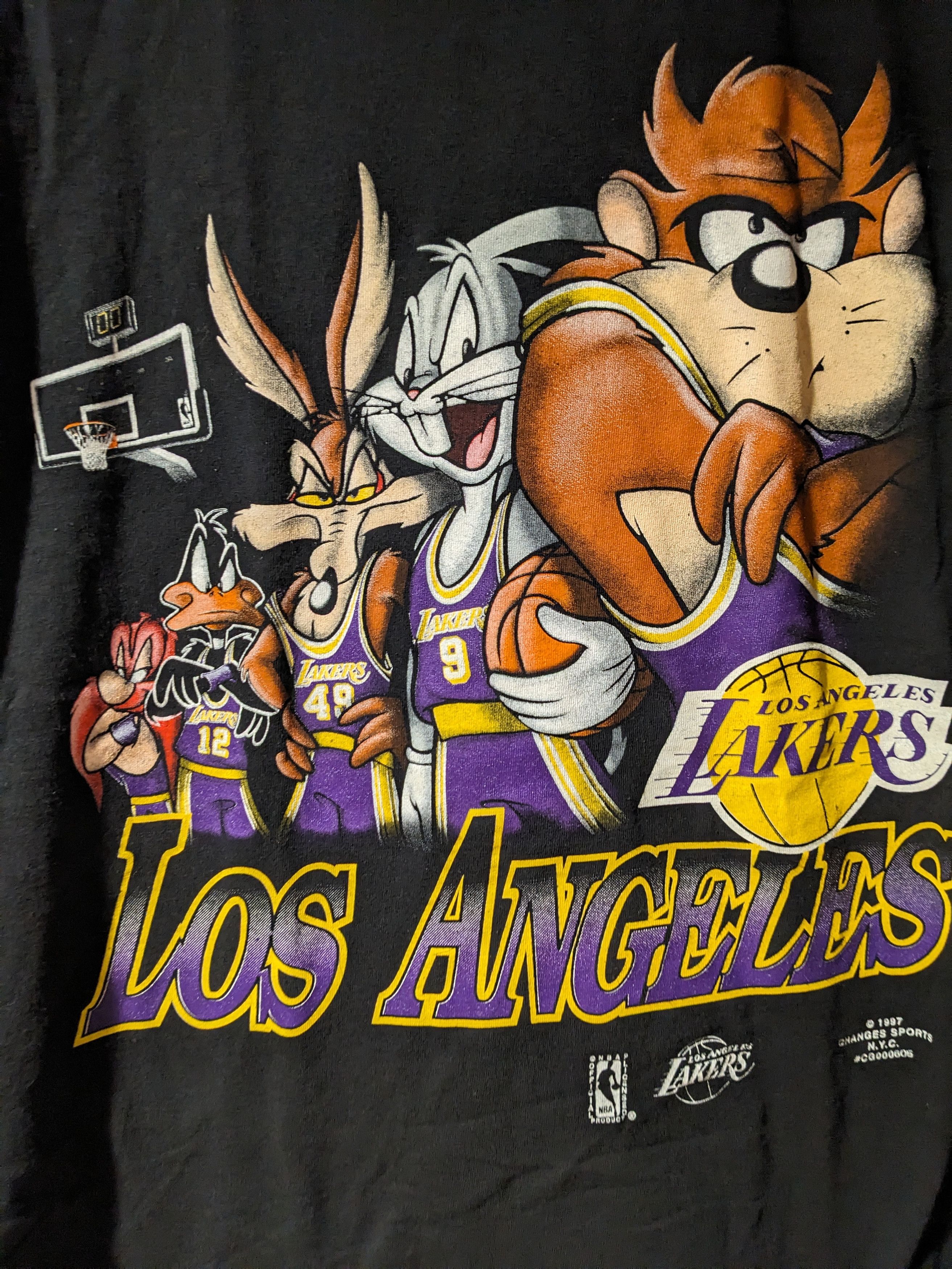 Cartoon Network × NBA × Vintage Vintage 1997 Looney Tunes Los Angeles ...