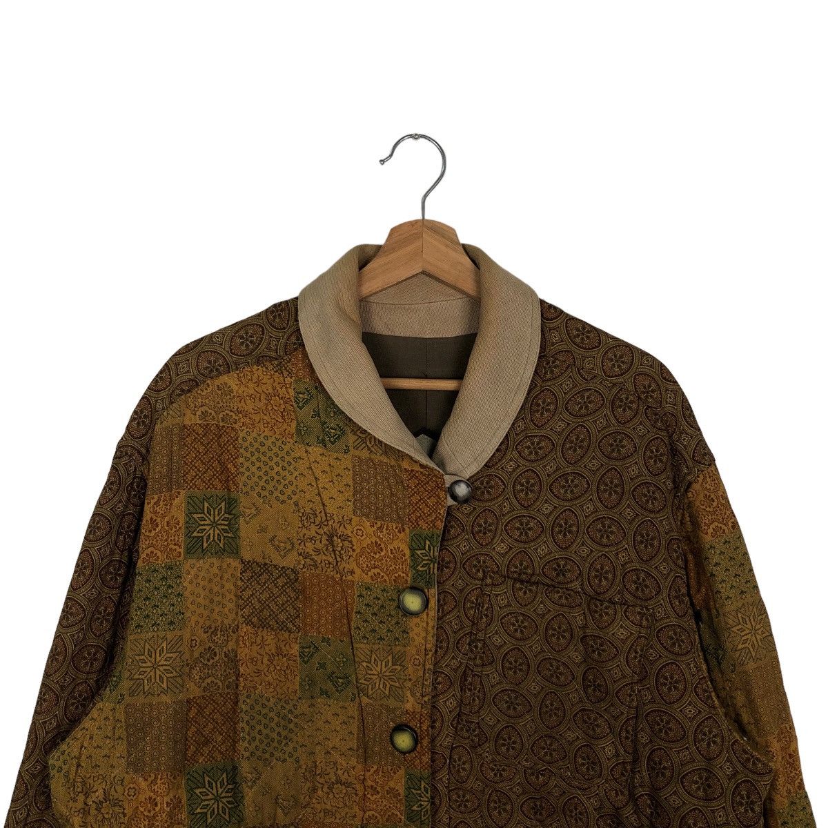 Japanese Brand × Vintage 🔥RARE 90’s VINTAGE PATCHWORK CHORE JACKET ...