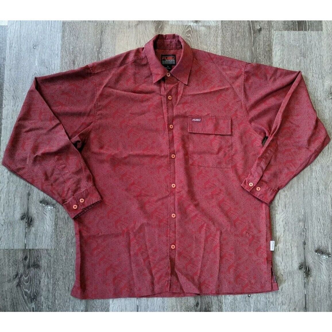 Fubu Vintage 90s Fubu Mens Button Up Shirt Large | Grailed