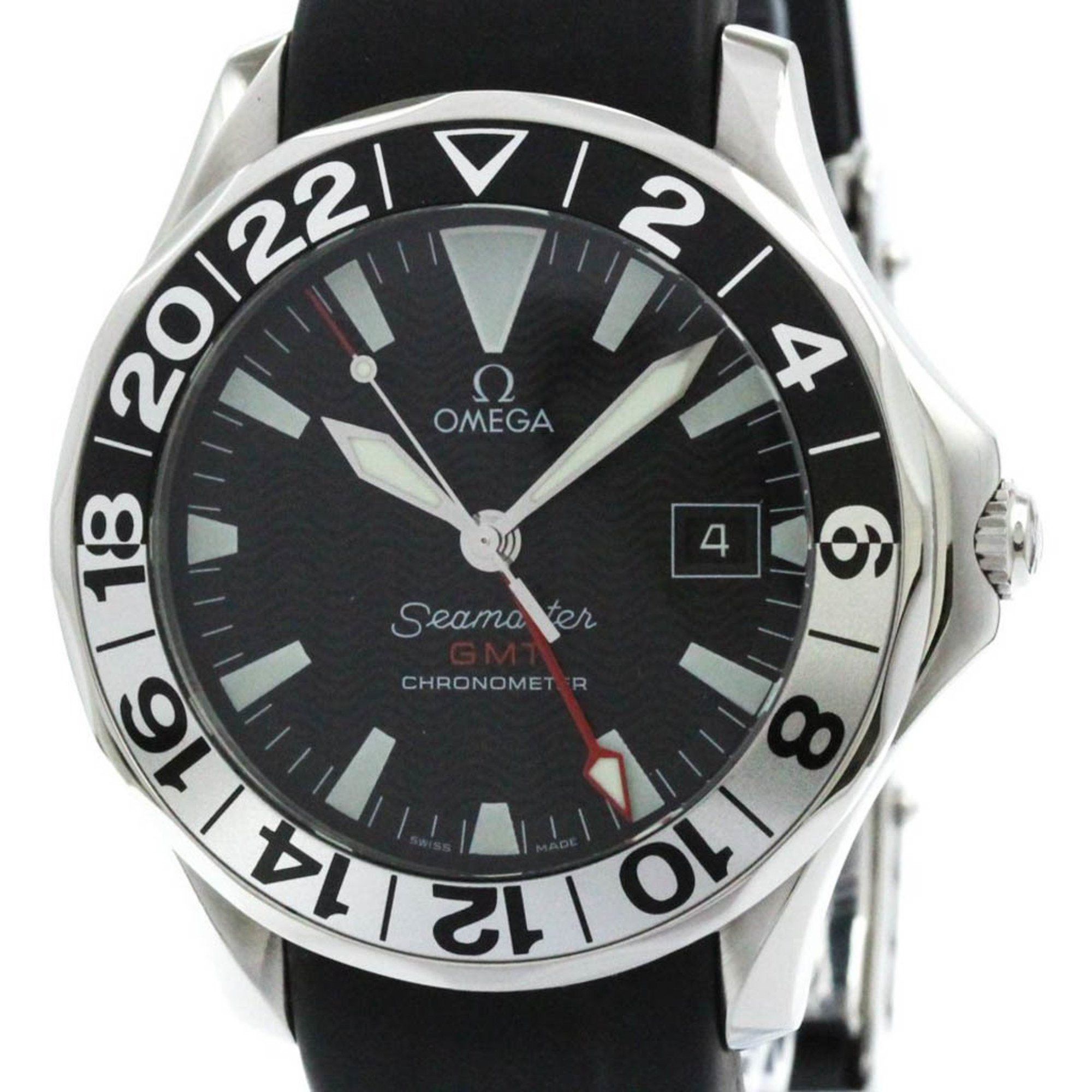 Omega Polished OMEGA Seamaster GMT 50th Anniversary Automatic Watch ...