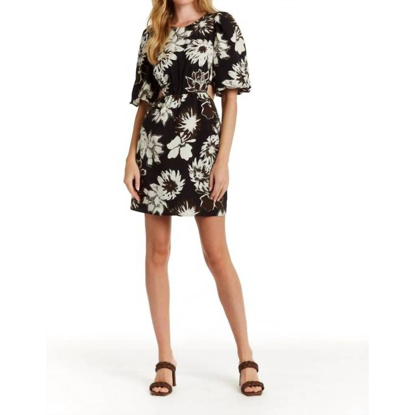 Drew Reese Dress In Black Floral | Grailed