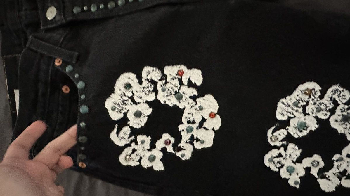 DENIM TEARS Denim tears rhinestone jeans | Grailed