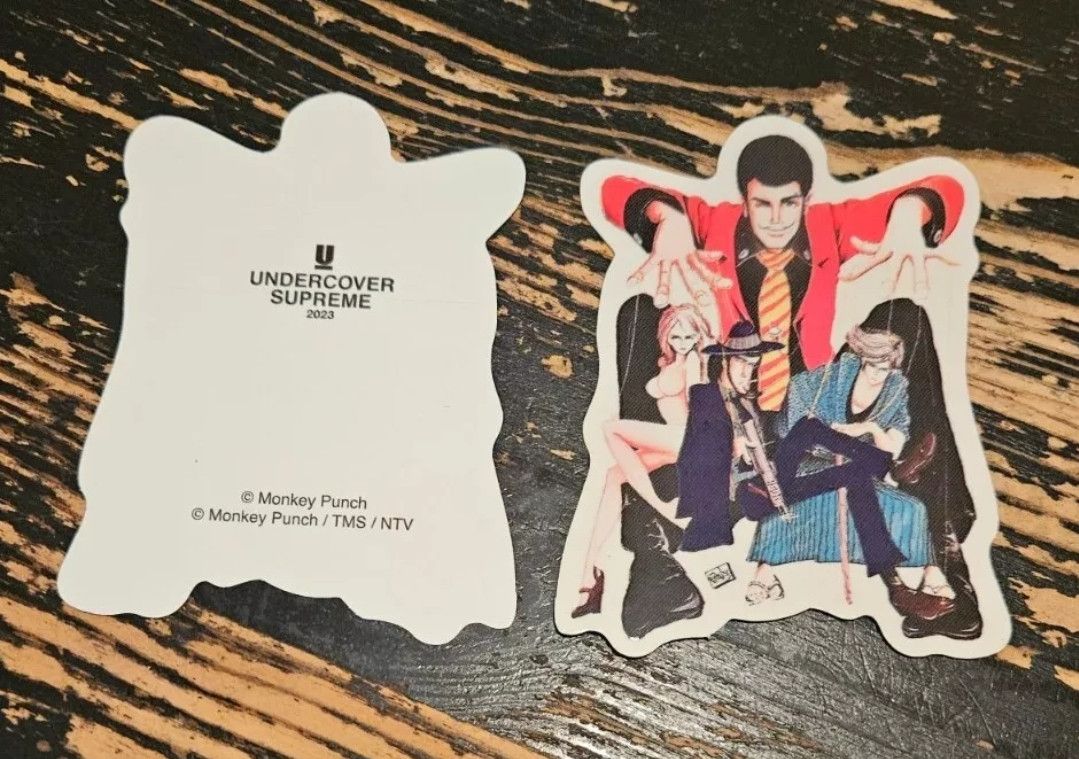 Supreme × Undercover Supreme x UNDERCOVER x Lupin Sticker SS23 + FREE ...