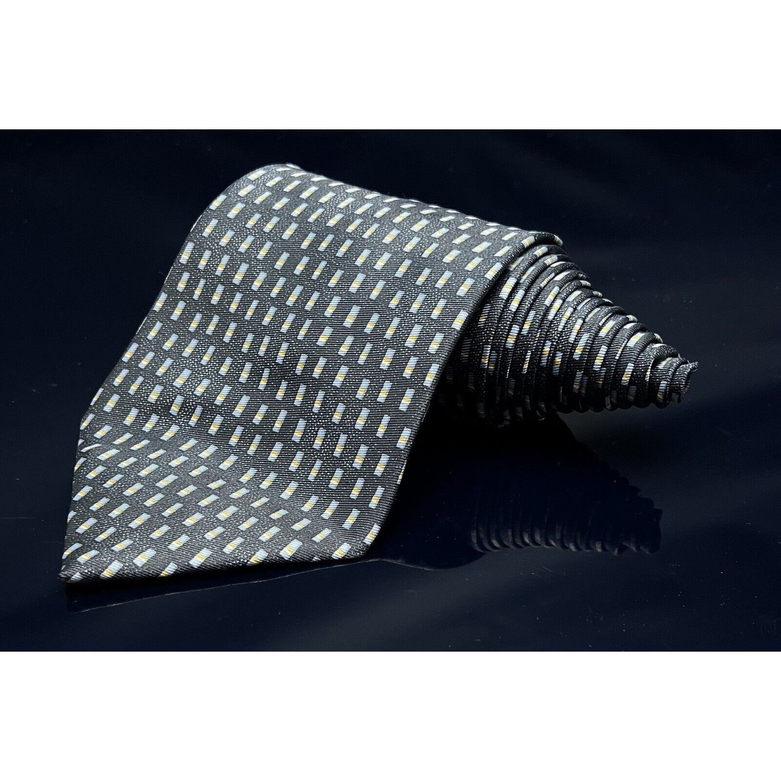 Vintage Vintage St Michael Marks & Spencer Silk Tie Grey | Grailed