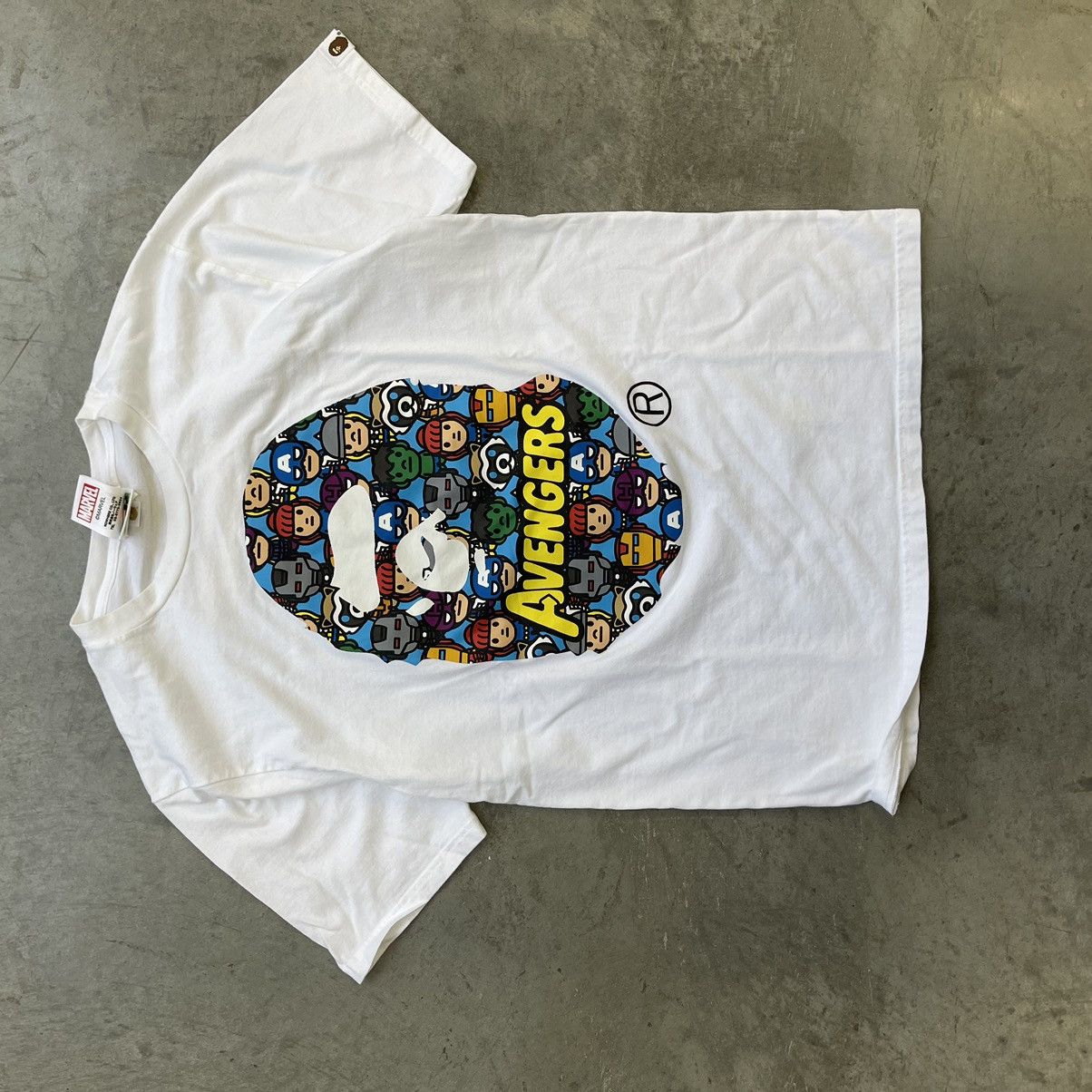 Bape Bape x Marvel Avengers Tee | Grailed