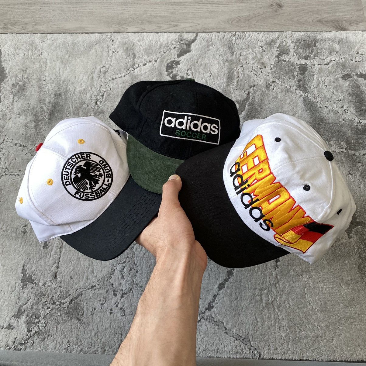 Adidas DEADSTOCK Vintage 80s Adidas Originals Soccer/Football Caps ...
