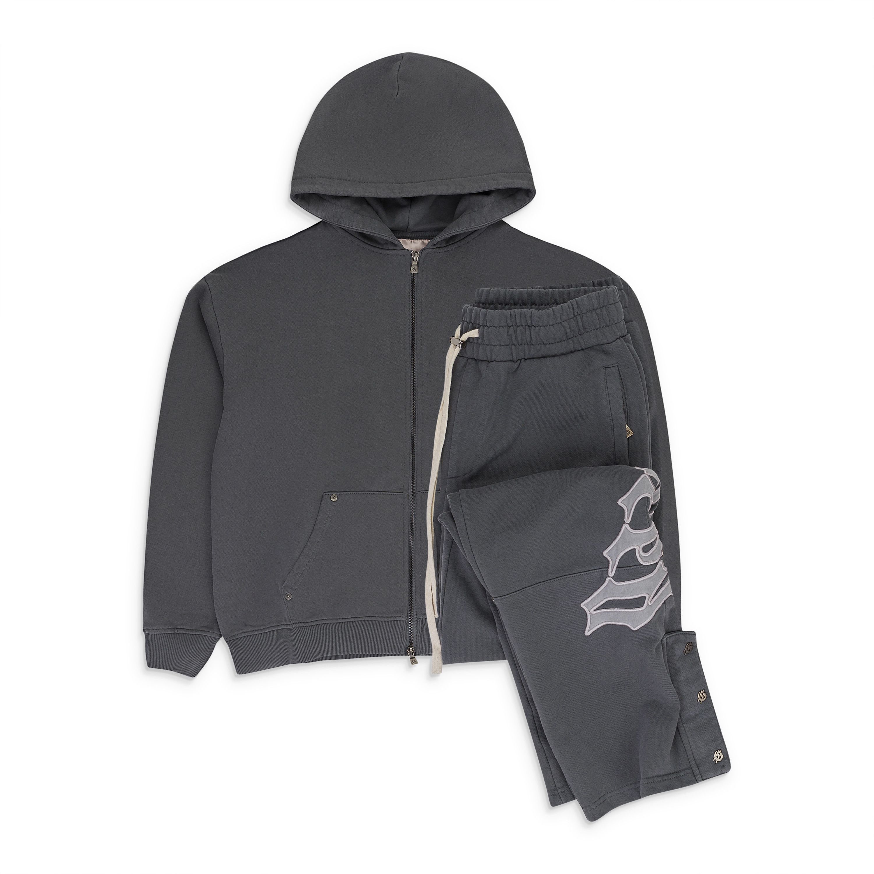 Godspeed OG LOGO V2 STONE GREY SWEATSUIT SIZE XL | Grailed