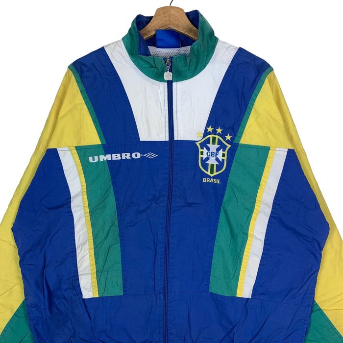 Umbro Vintage Umbro Brasil Football Team Multicolor Jacket | Grailed