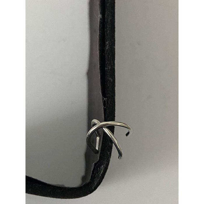 Generic Silver tone criss cross ear cuff | Grailed
