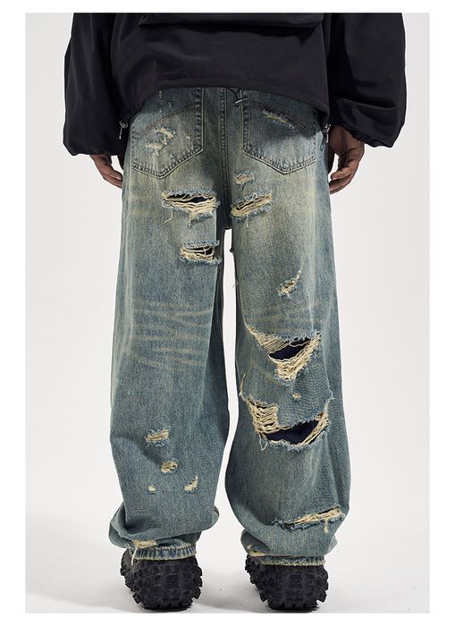 Vintage Vintage Ripped Jeans | Grailed