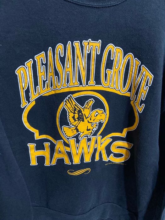 Vintage Vintage Pleasant Grove Hawks Football Sweatshirt 90s | Grailed