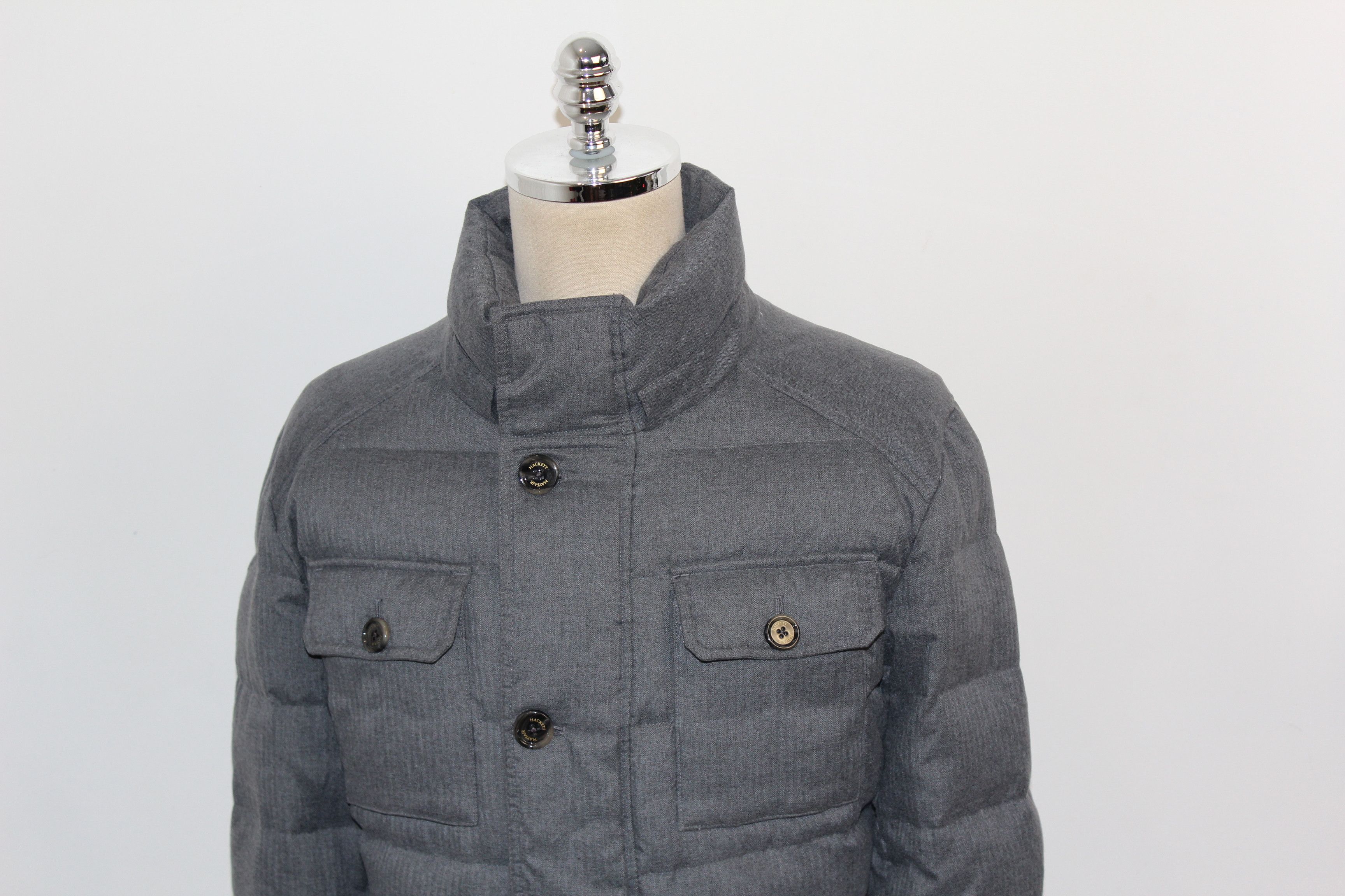 Hackett HACKETT My Fair Grey Down Jacket | Grailed