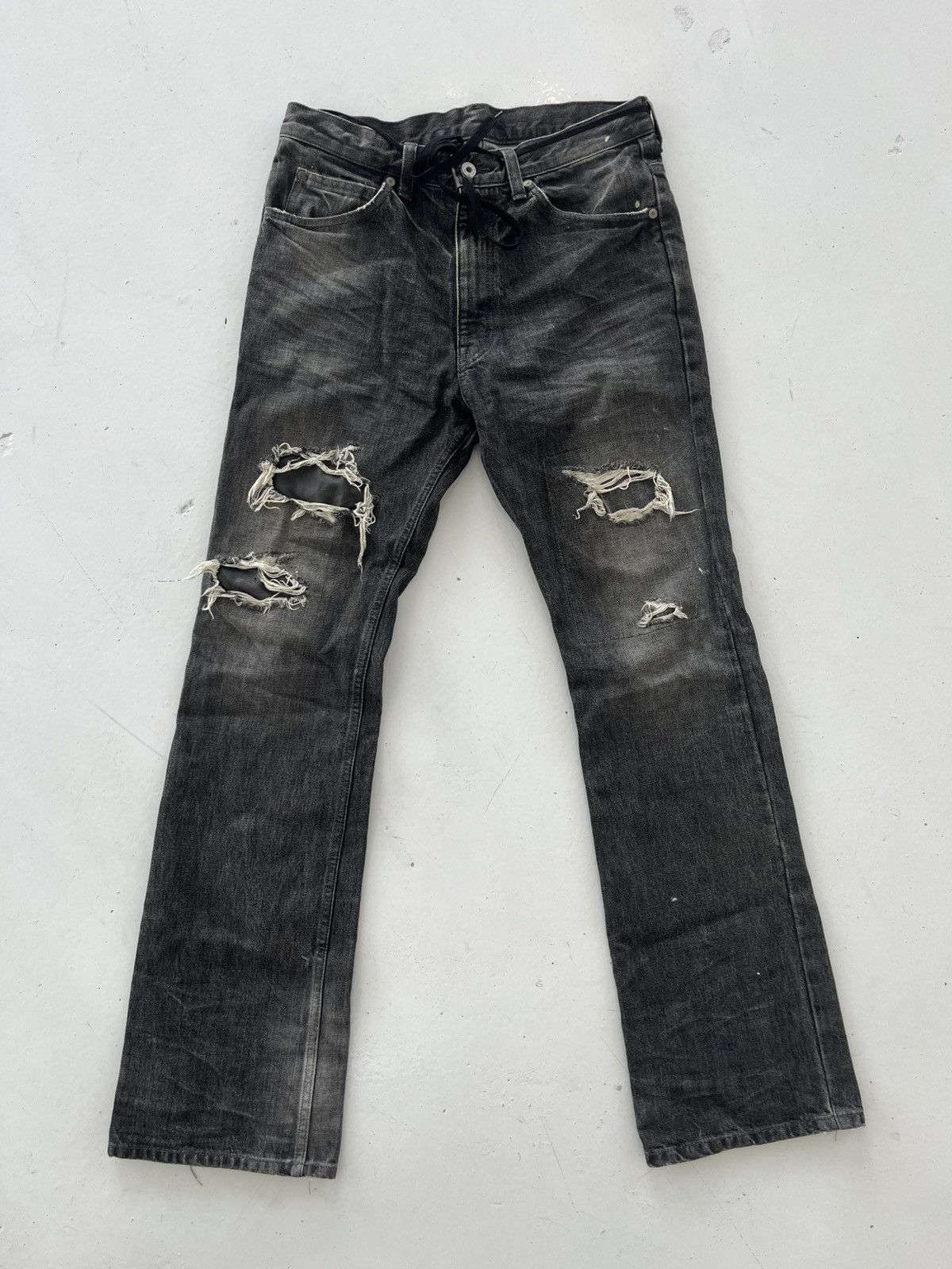 Isamu Katayama Backlash Backlash aw02 Gray Denim | Grailed