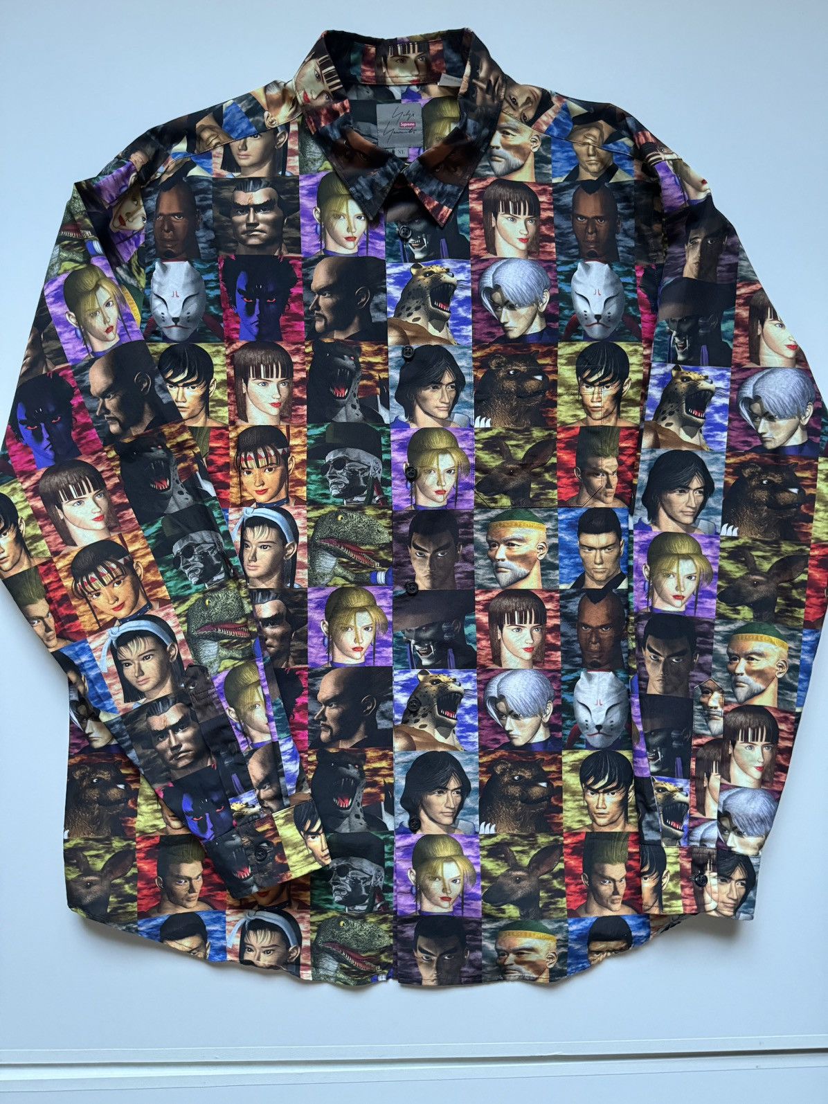 Supreme Tekken Character Selection Button Up Shirt | Grailed