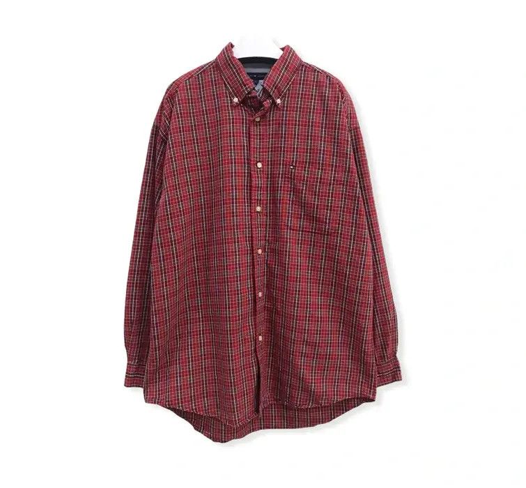Flannel × Streetwear × Tommy Hilfiger Tommy Hilfiger Plaid Tartan Flannel Shirt | Grailed