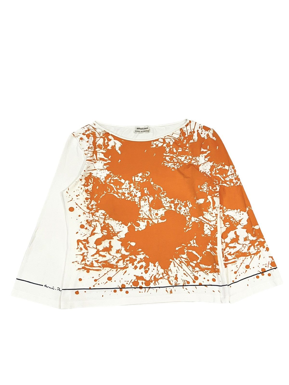 Hermes S/S 2004 Hermes by Margiela Cheval Surprise Paint Top | Grailed