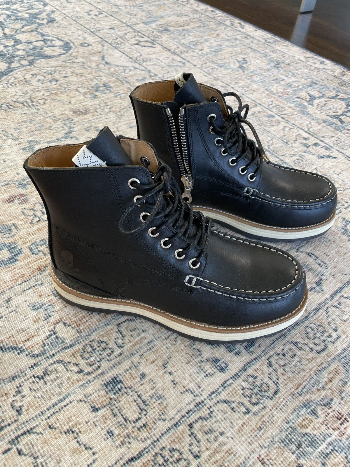 Mastermind Japan × Visvim Visvim Mastermind 7 HOLE MOC TOE BOOT | Grailed