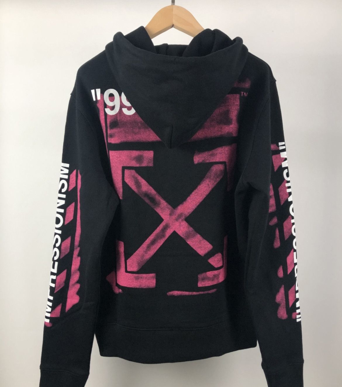 Off-White OFF-WHITE "IMPRESSIONISM" Stencil Arrow Sweatshirt Hoodie ...