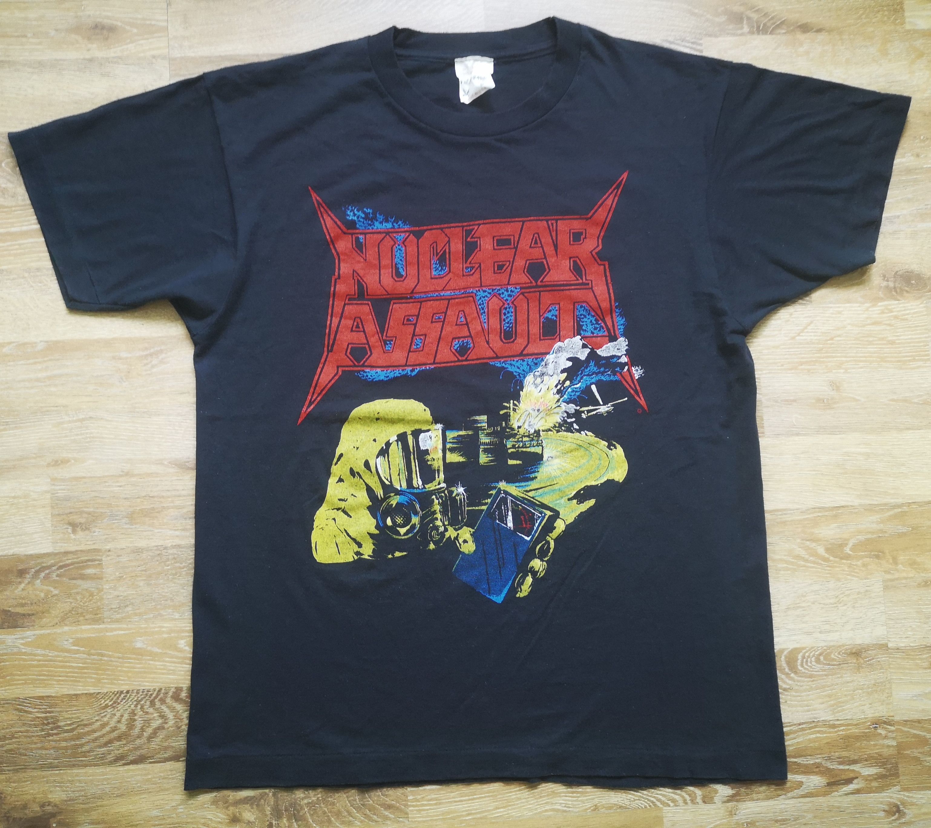 Band Tees × Very Rare × Vintage Vintage 80s Thrash Metal Band NUCLEAR ...
