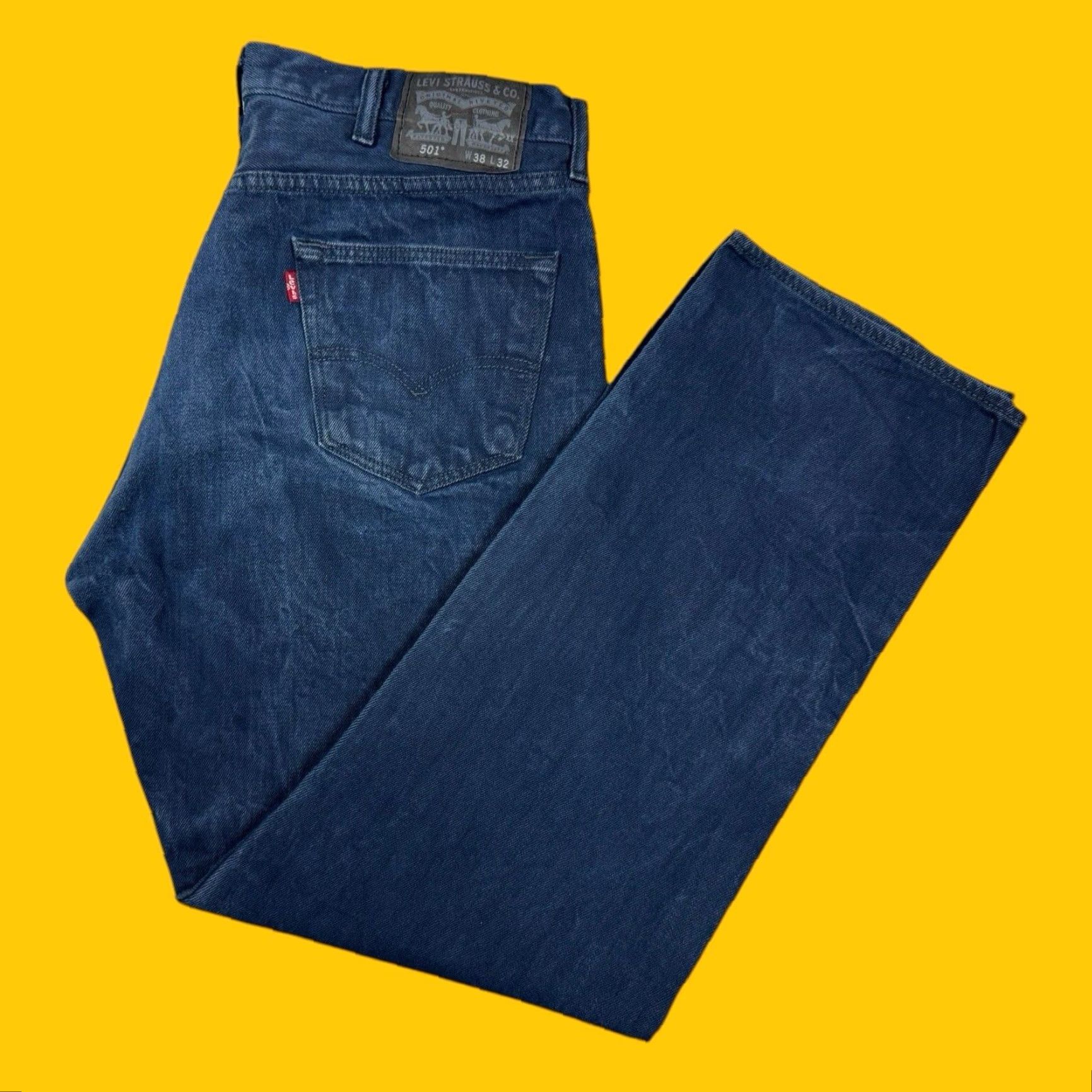 Levi's Levis 501 Jeans Mens 36x32 Extra Large Straight Leg Button Fly ...